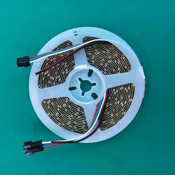 50m Custom 24V Addressable LED Strip Sample (60 LEDs/m、PCB width 8mm ...