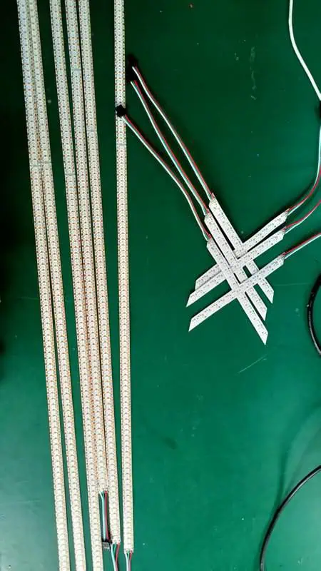 Customized WS2812B Cross and WS2812B LED Strip Samples were Sent to the ...